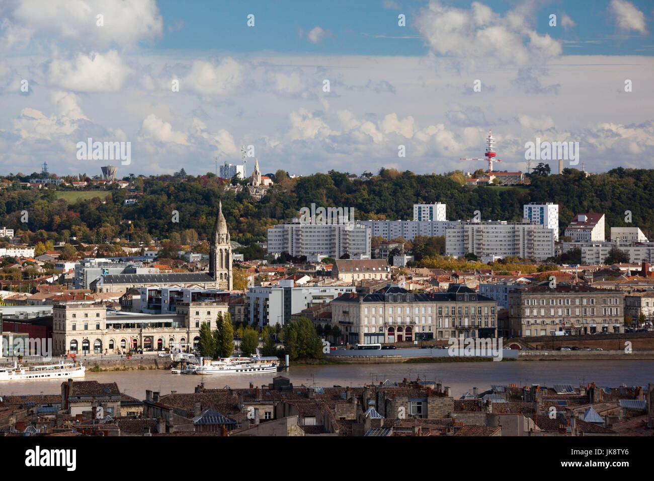 France, Aquitaine Region, Gironde Department, Bordeaux, city overview ...
