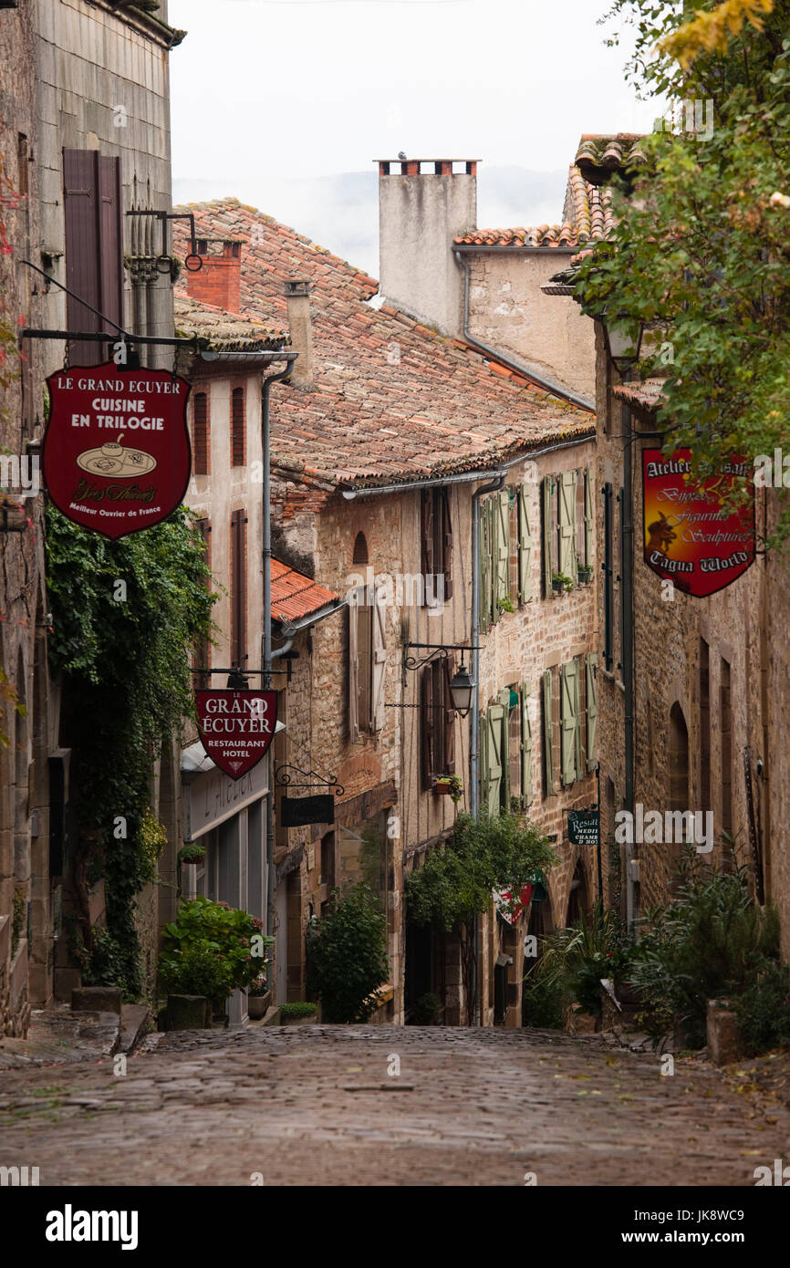 France, Midi-Pyrenees Region, Tarn Department, Cordes-sur-Ciel ...
