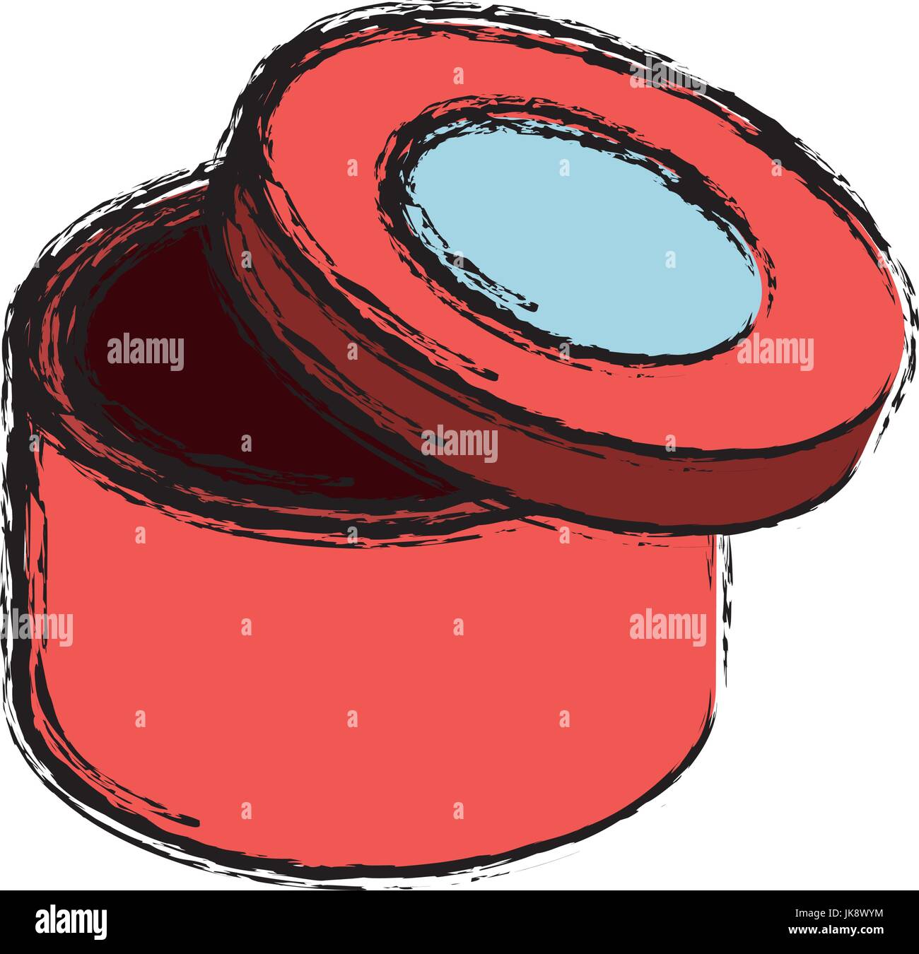 carton box in circle shape icon Stock Vector Image & Art - Alamy