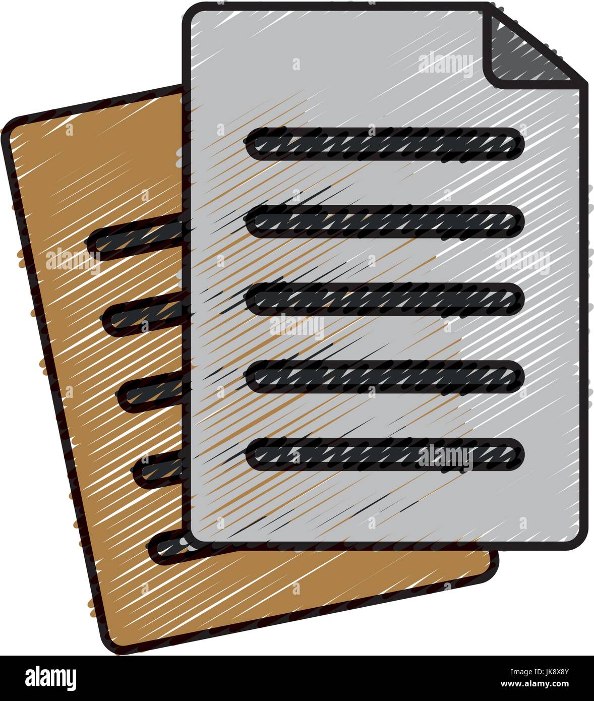 document pages icon Stock Vector Image & Art - Alamy