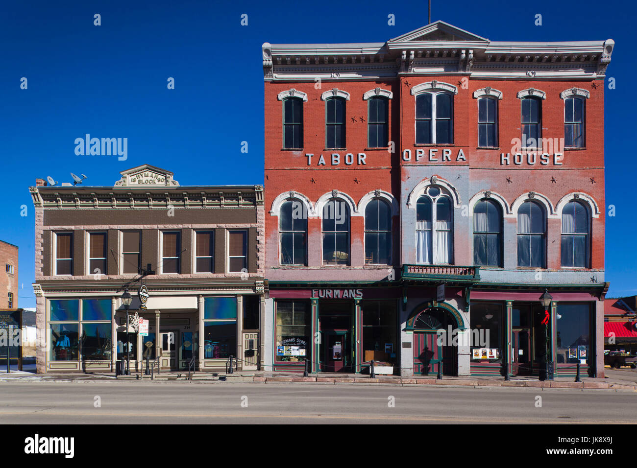 USA, Colorado, Leadville, historic Tabor Opera House Stock Photo - Alamy