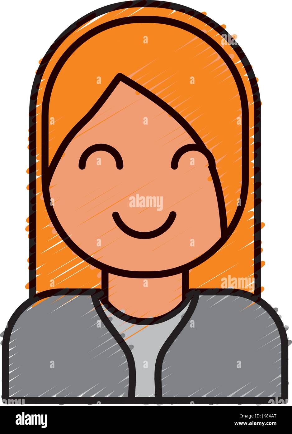 cartoon woman icon Stock Vector Image & Art - Alamy