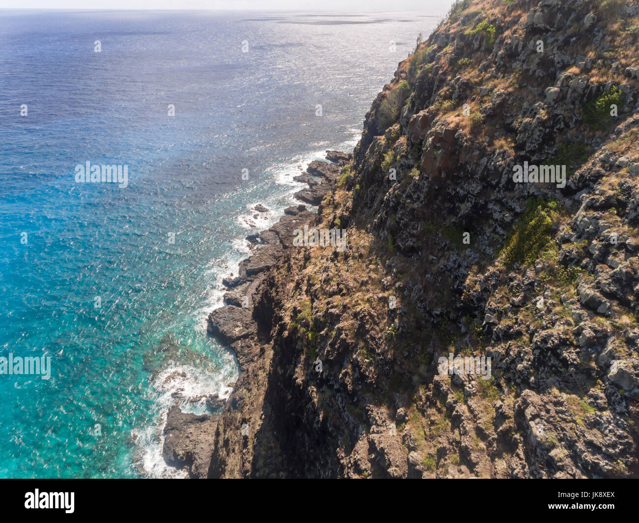Hawaii oahu ocean cliff view hi-res stock photography and images - Alamy