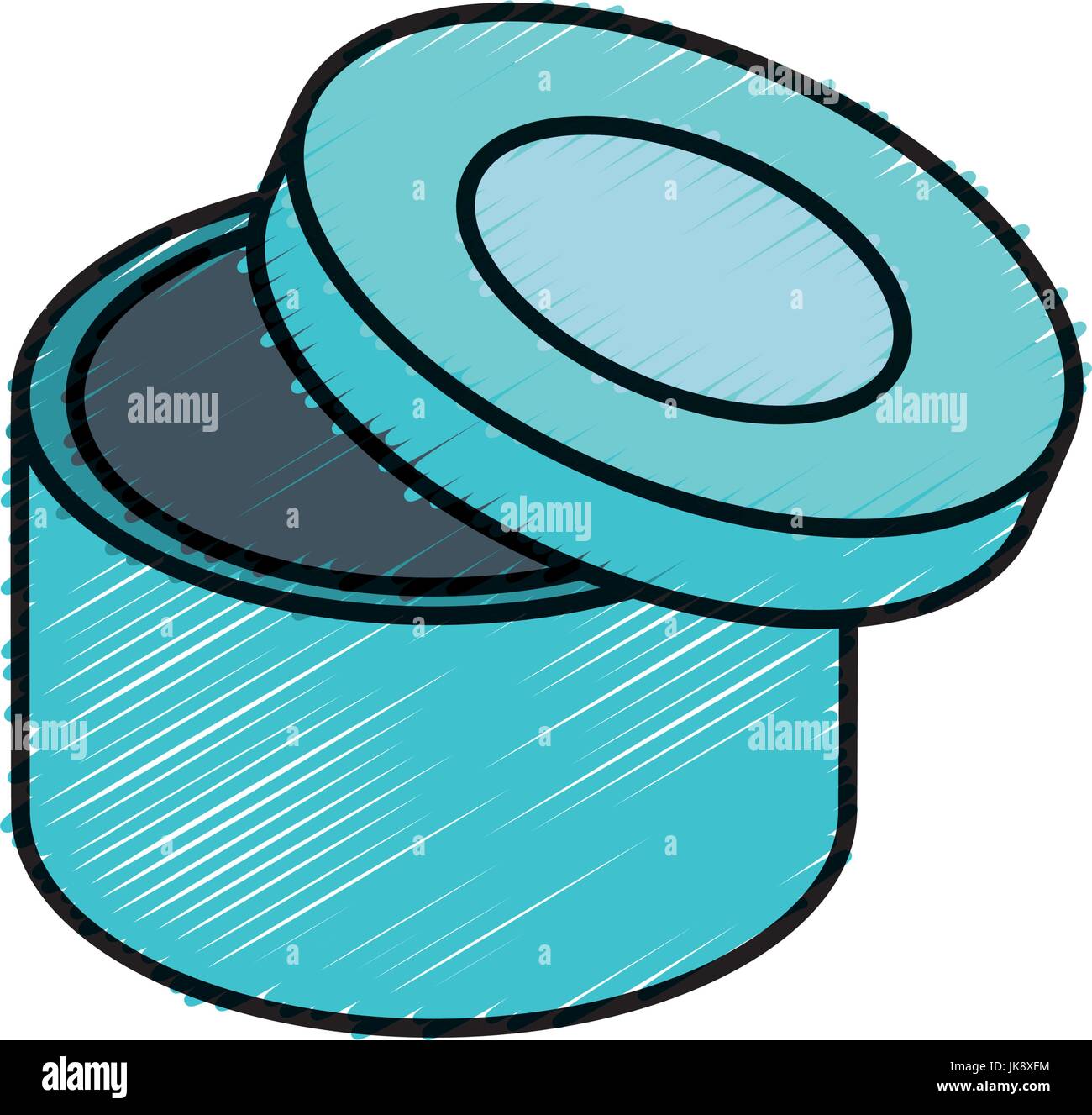 carton box in circle shape icon Stock Vector Image & Art - Alamy