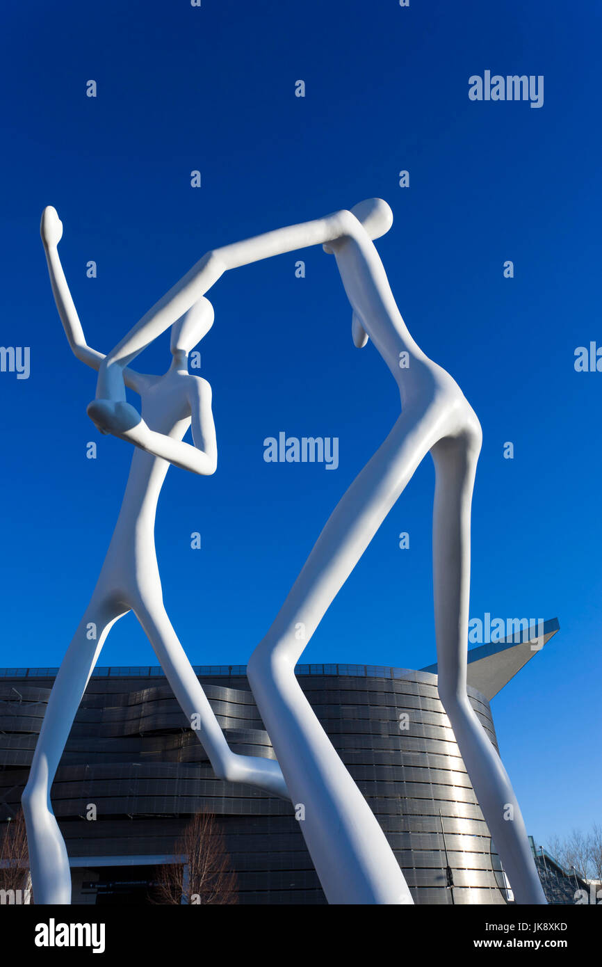 USA, Colorado, Denver, Denver Center for Performing Arts, Dancers ...