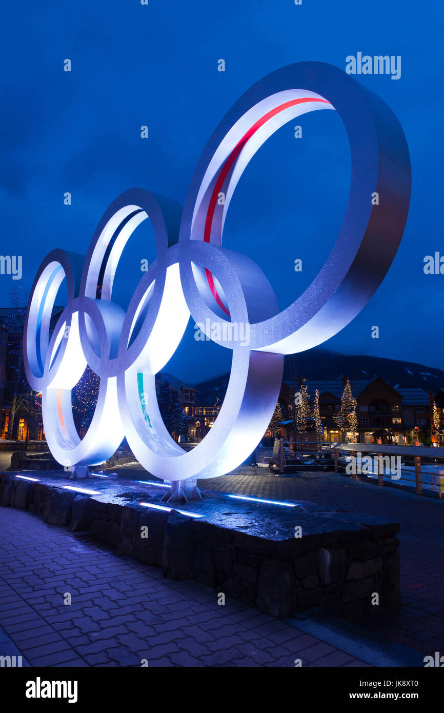 Whistler olympic rings hi-res stock photography and images - Alamy