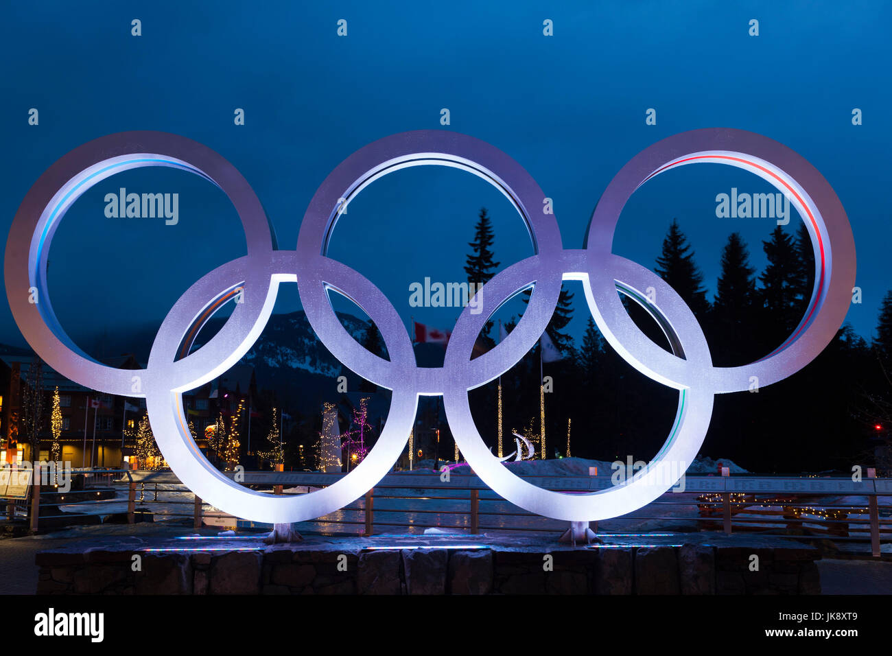 Canadian olympic logo hi-res stock photography and images - Alamy