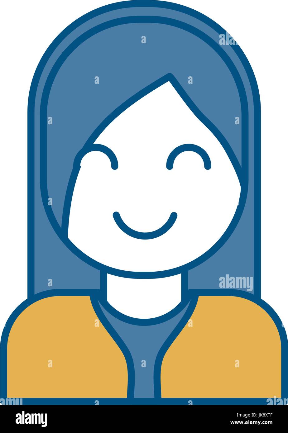 cartoon woman icon Stock Vector Image & Art - Alamy