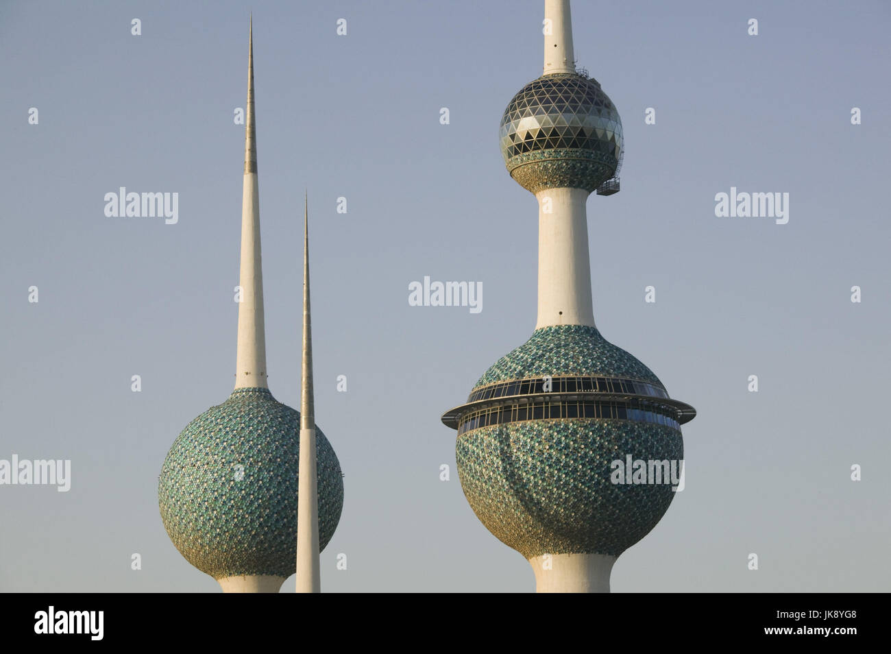 Kuwait, Kuwait Stadt, Kuwait Towers, Detail Stock Photo - Alamy