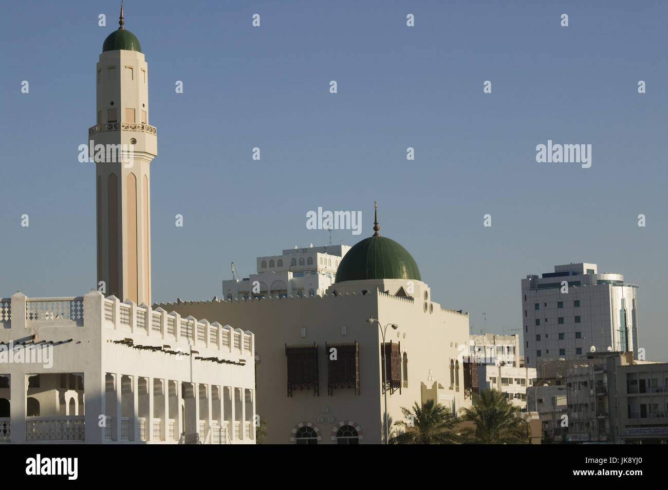 Katar, Doha, Moschee, Minarett, Kuppel, Detail Stock Photo - Alamy