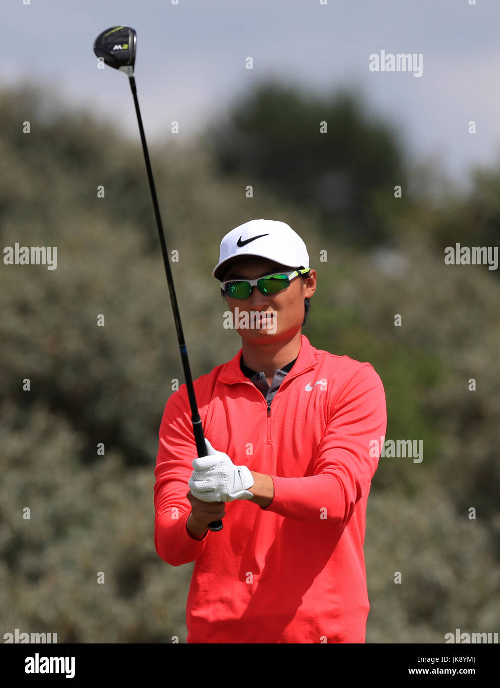 China's Haoting Li during day three of The Open Championship 2017 at ...