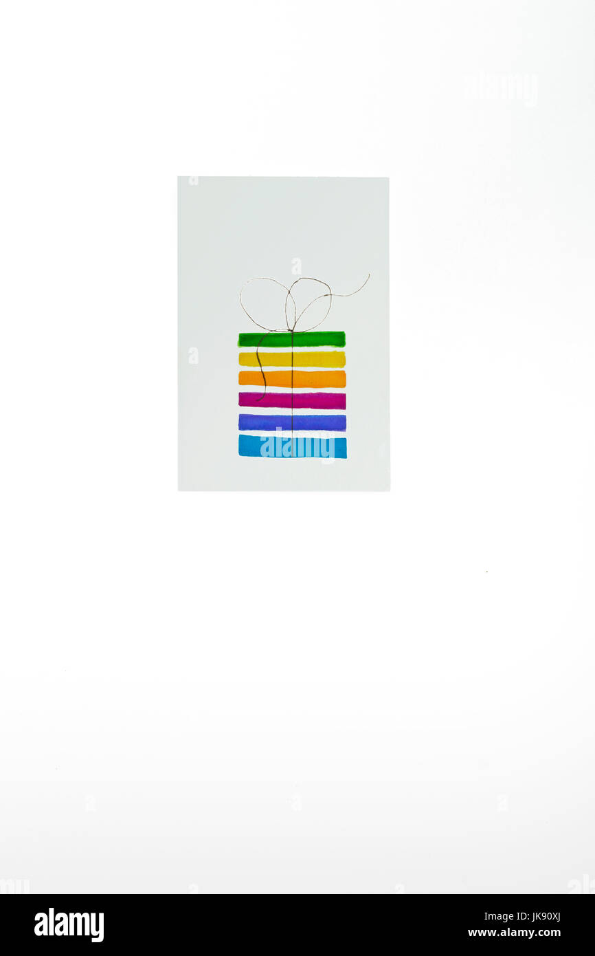 illustration drawing hand painted card, paint, watercolor, card, gift ...