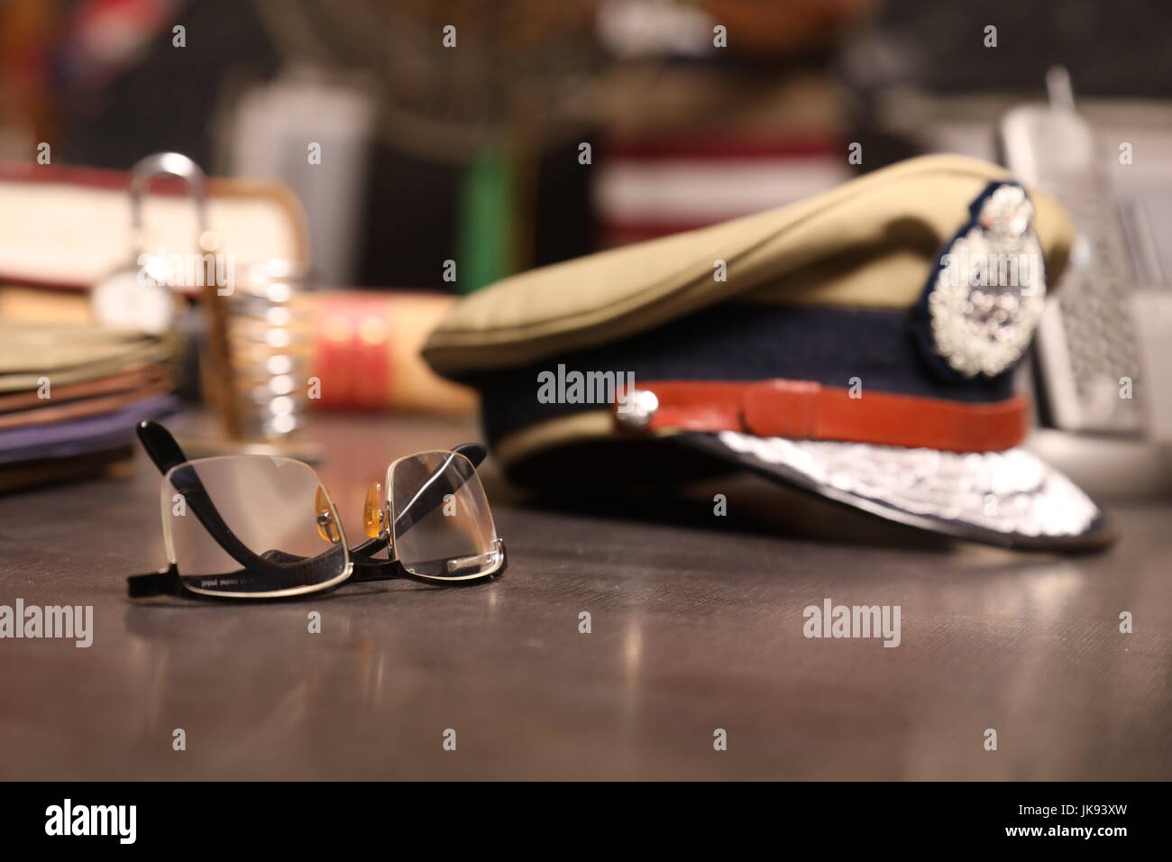 Indian police officer hi-res stock photography and images - Alamy