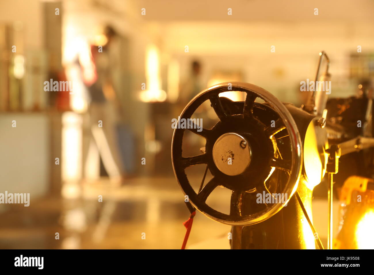 Wheel of a sewing machine Stock Photo - Alamy