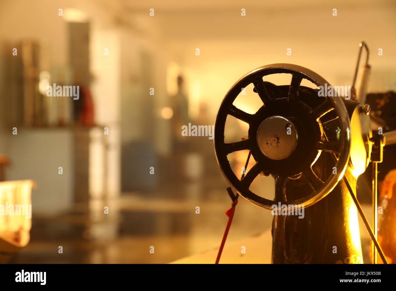 Wheel of a sewing machine Stock Photo - Alamy