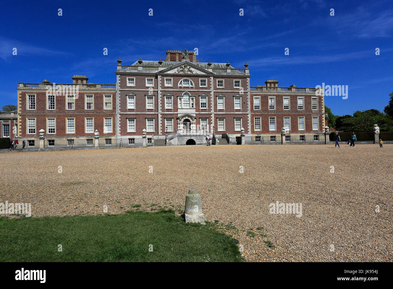 Summer, Wimpole Hall, a 17th century English stately home ...