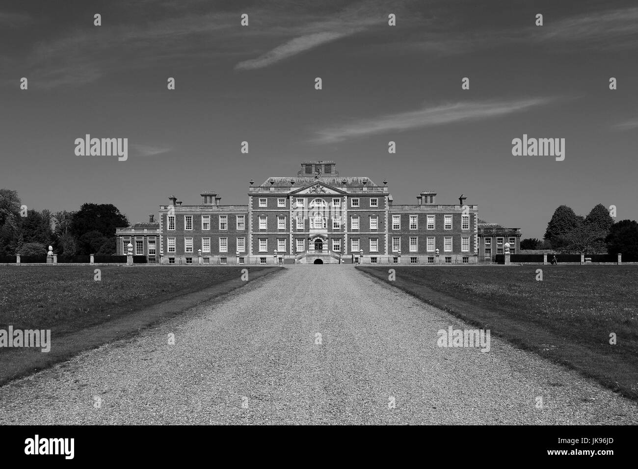 Summer, Wimpole Hall, a 17th century English stately home ...