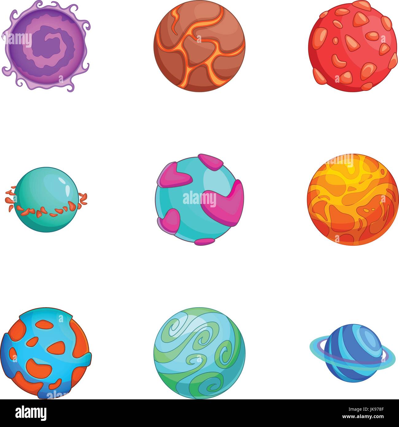 Funny uranus planet cartoon illustration hi-res stock photography and ...
