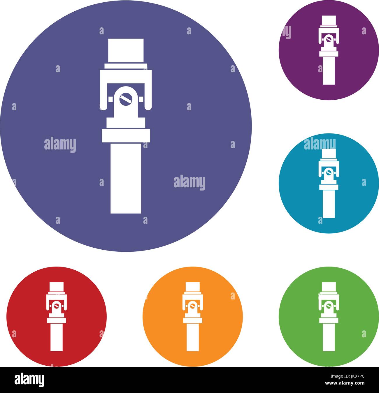 Mechanic detail icons set Stock Vector Image & Art - Alamy