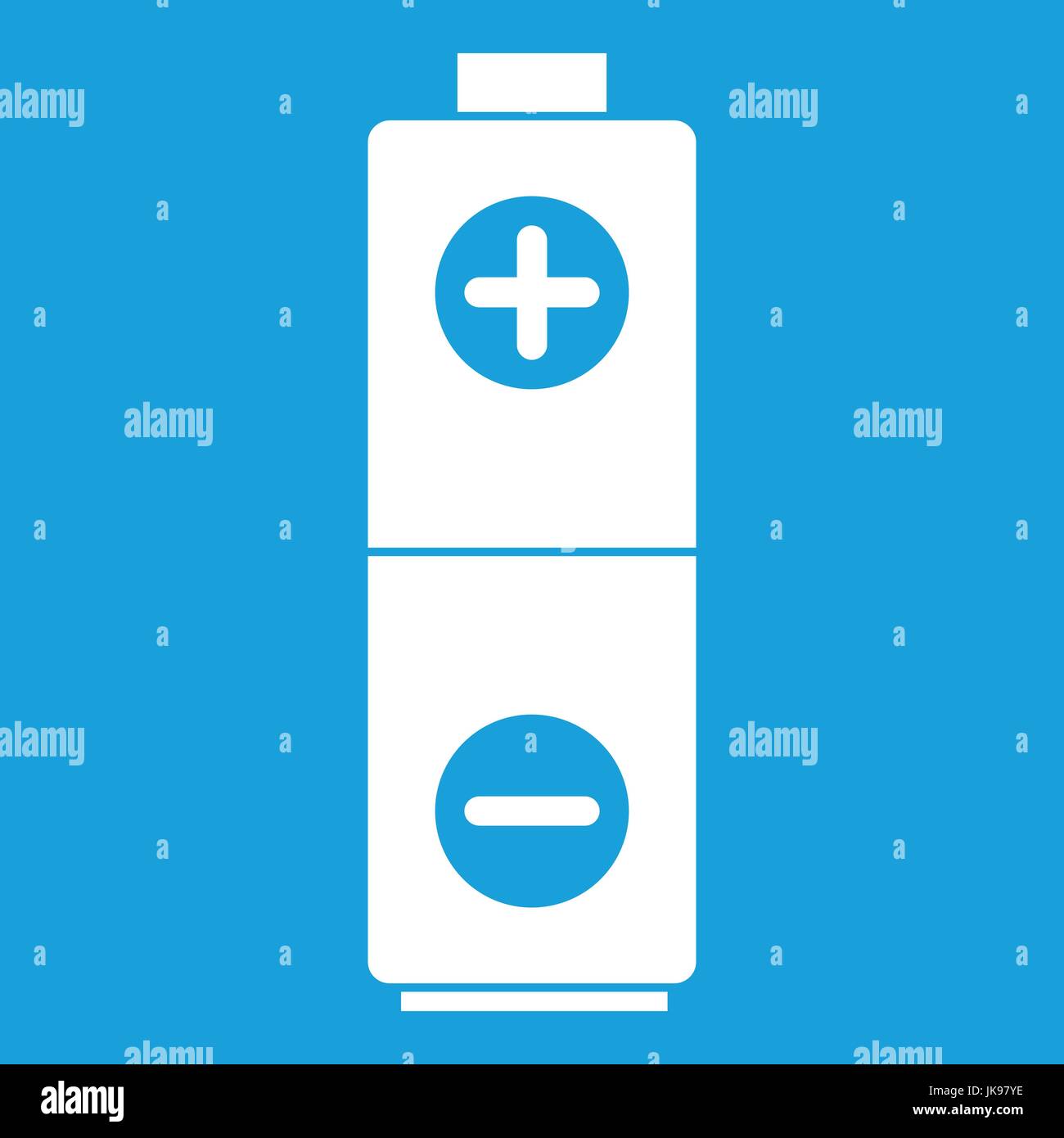 Battery icon white Stock Vector Image & Art - Alamy