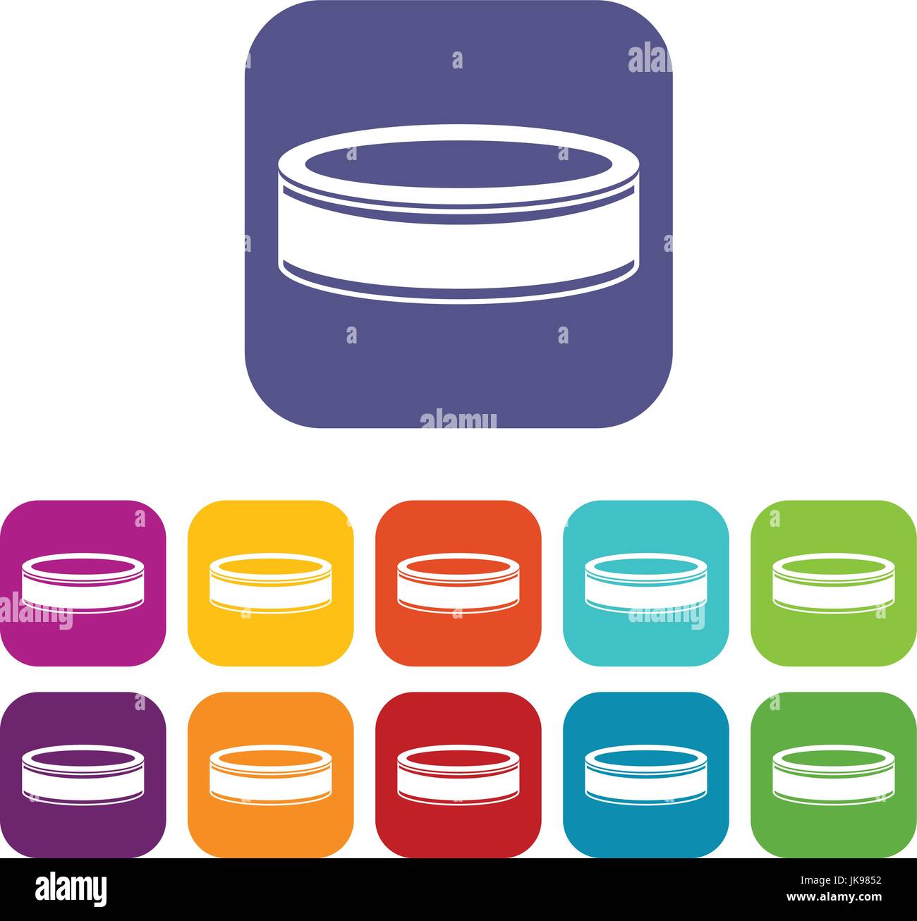 Puck icons set Stock Vector Image & Art - Alamy