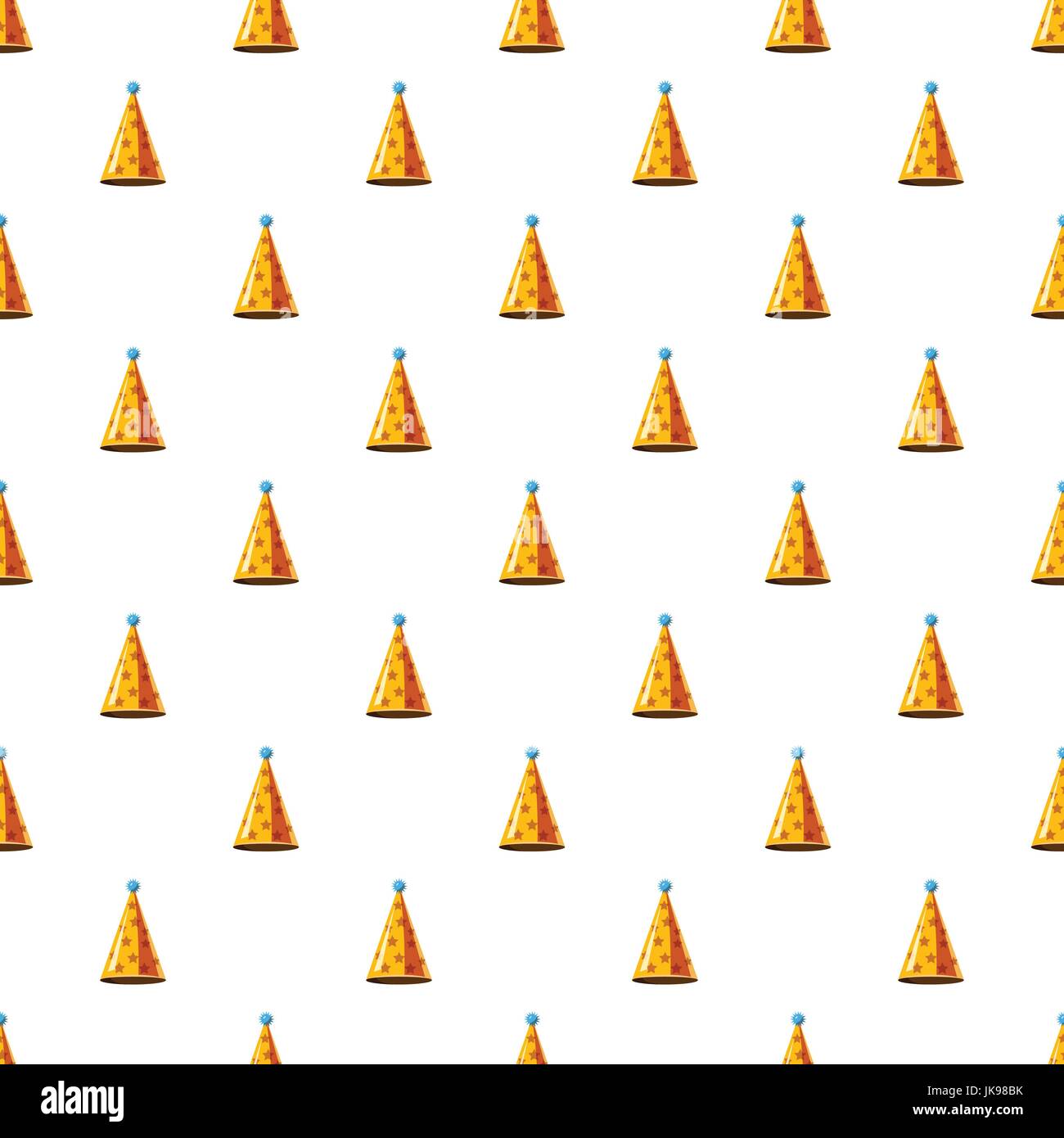 Gold party hat pattern Stock Vector Image & Art - Alamy