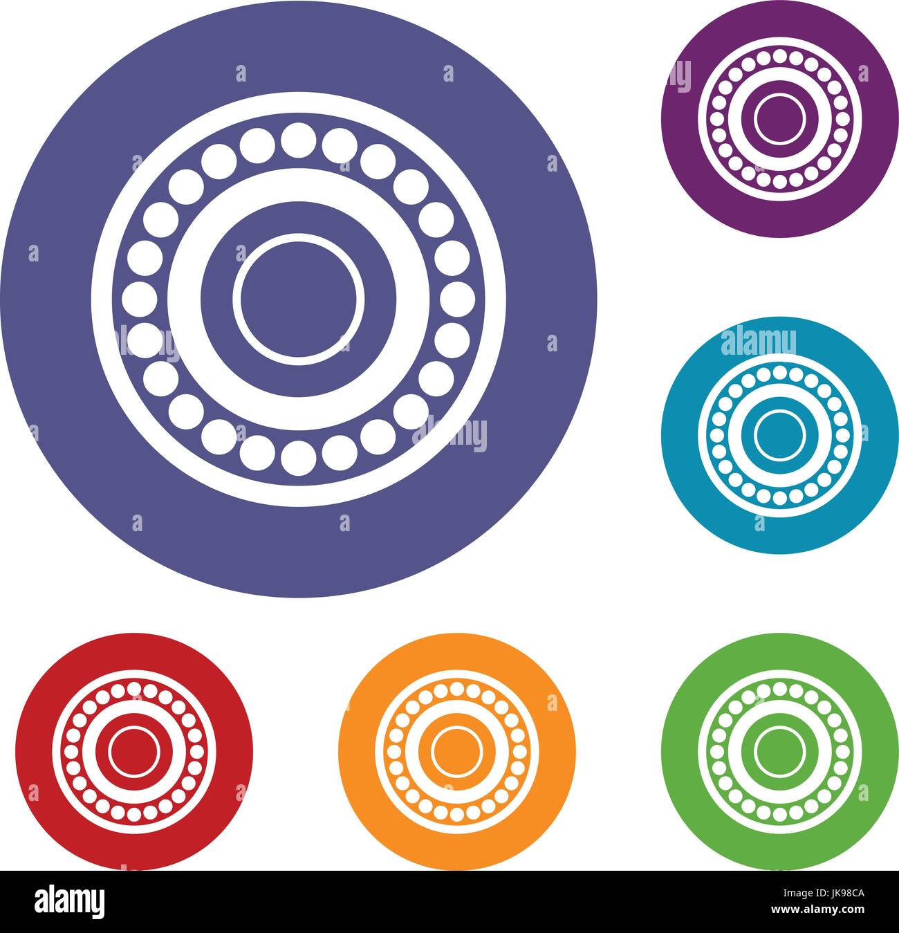Bearing icons set Stock Vector Image & Art - Alamy
