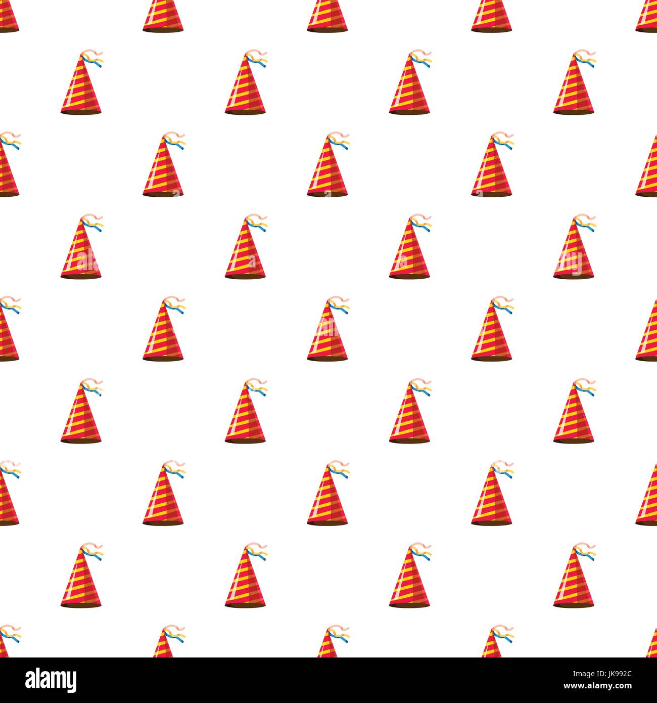 Party hat pattern Stock Vector Image & Art - Alamy