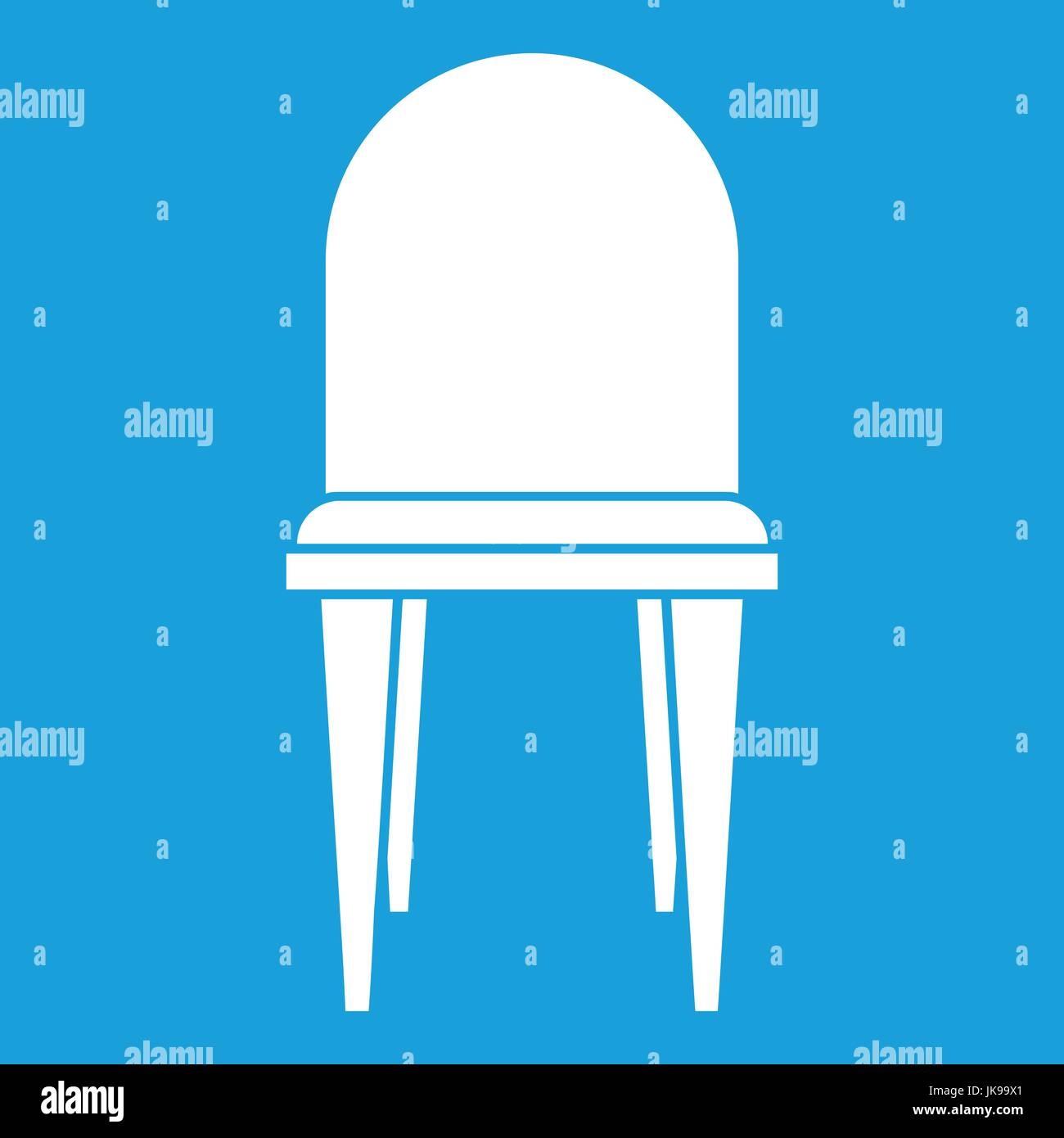 Chair icon white Stock Vector Image & Art - Alamy