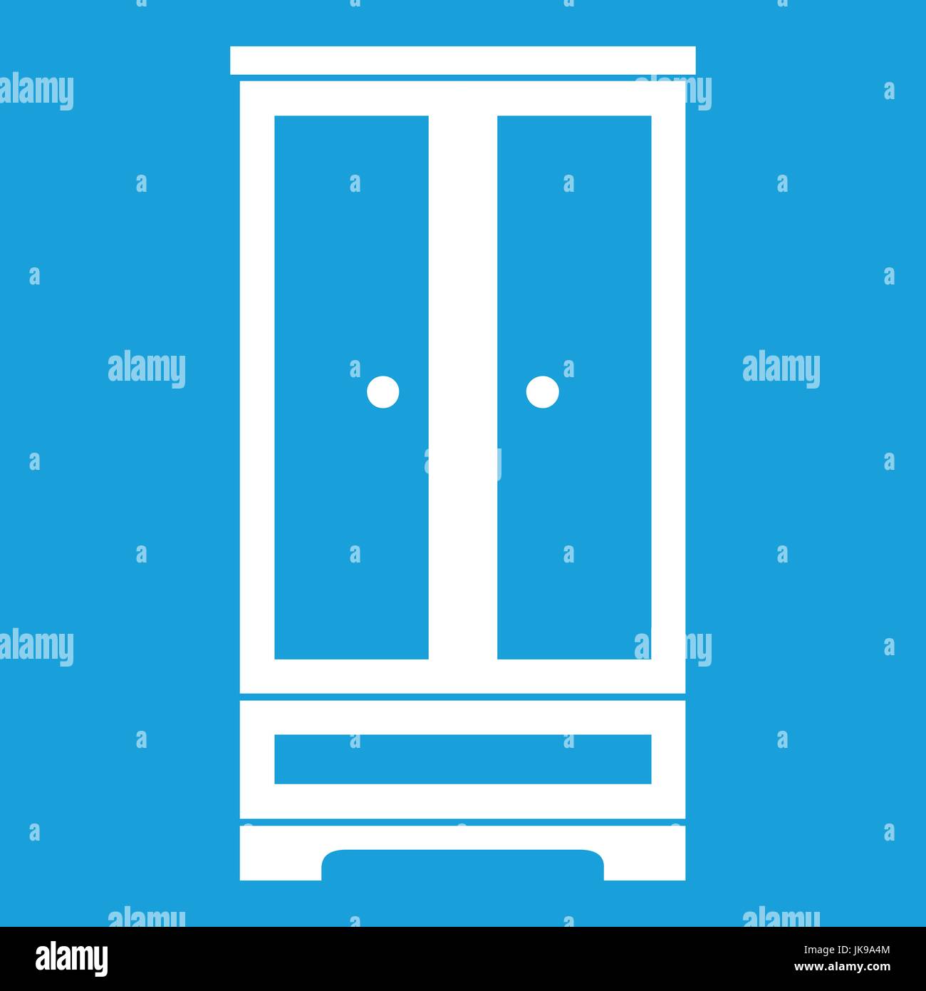 Wardrobe icon white Stock Vector Image & Art - Alamy
