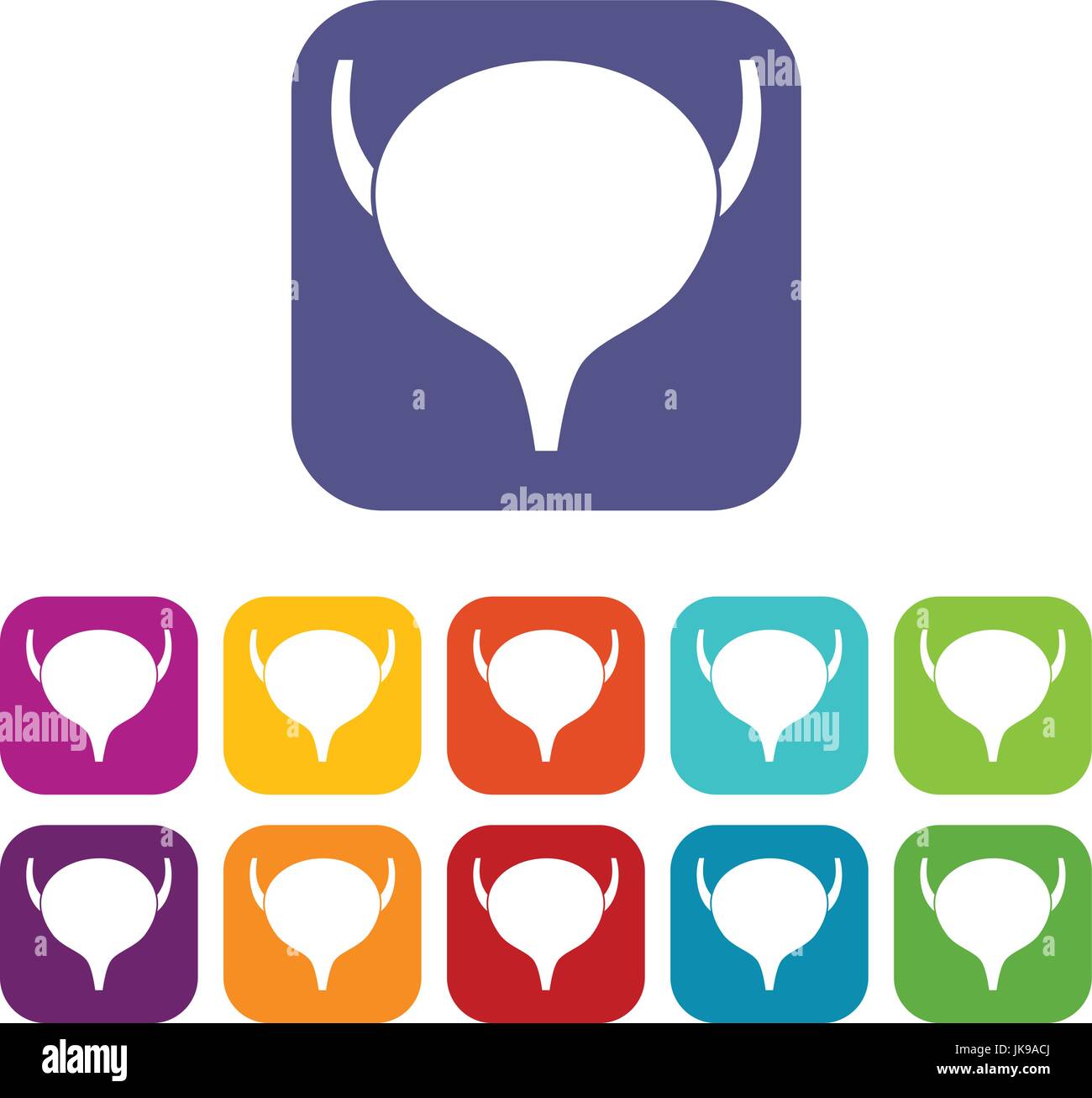 Bladder icons set Stock Vector Image & Art - Alamy