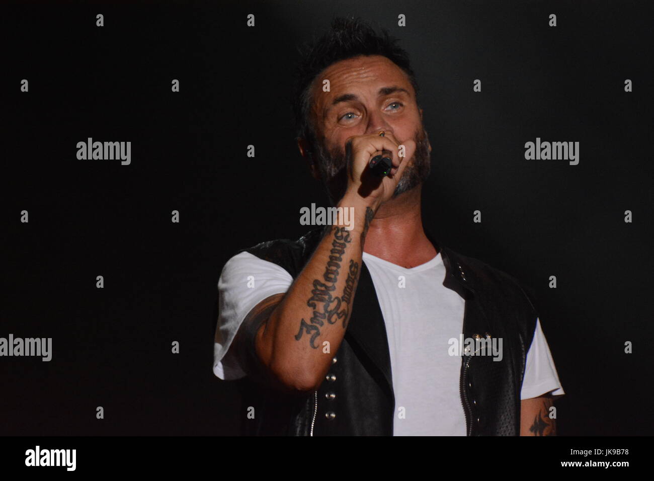Naples, Italy. 20th July, 2017. Filippo Neviani also known as 'Nek ...