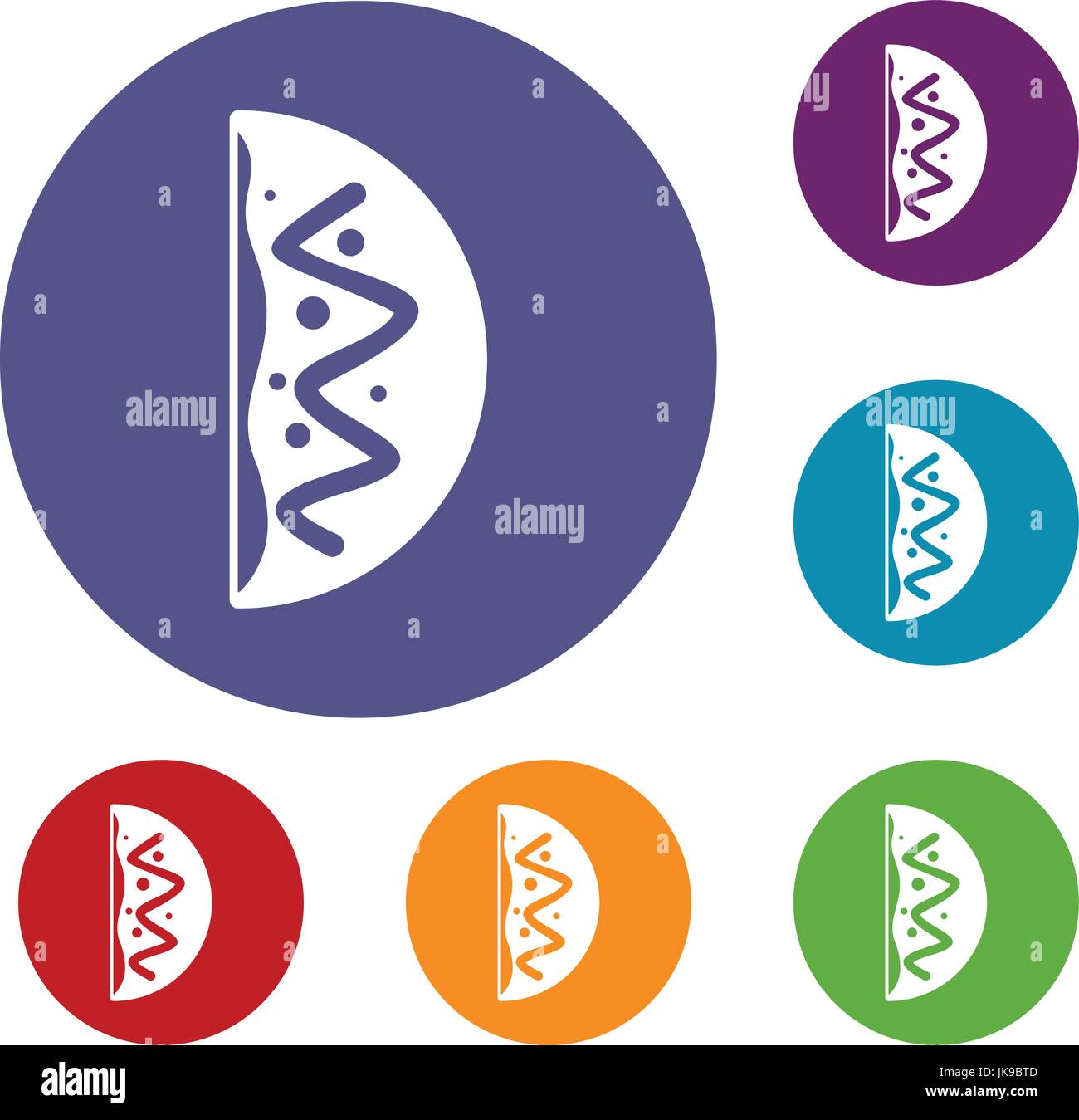 Asian dish icons set Stock Vector Image & Art - Alamy