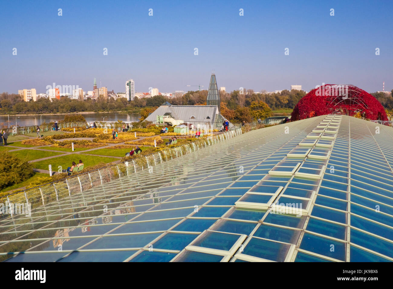 Warsaw university library rooftop hi-res stock photography and images ...