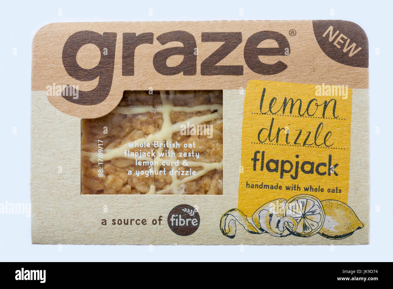 Graze lemon drizzle flapjack hi-res stock photography and images - Alamy