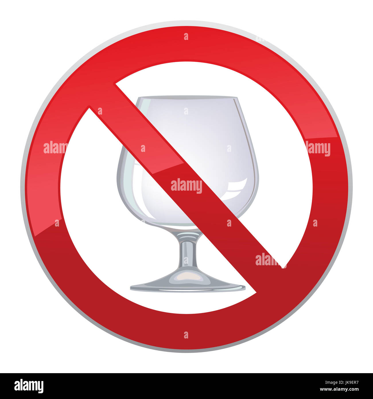 Prohibition of alcohol Cut Out Stock Images & Pictures - Alamy