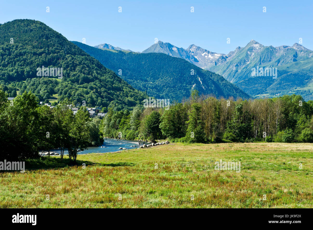 The mountains of the High Pyrenees, Hautes-Pyrenees, Occitanie, France ...