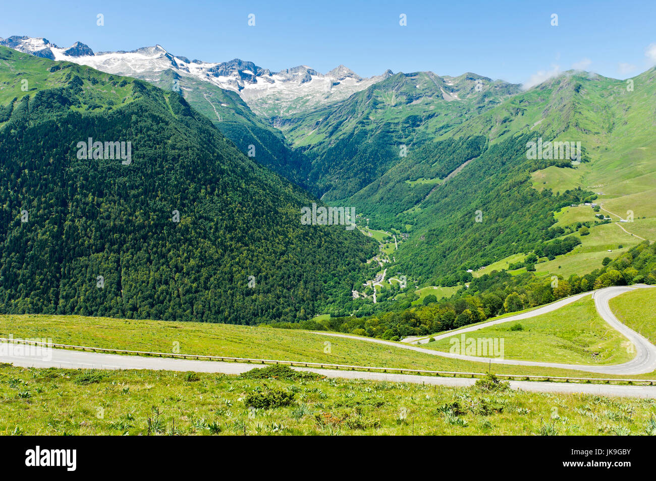 The mountains of the High Pyrenees, Hautes-Pyrenees, Occitanie, France ...