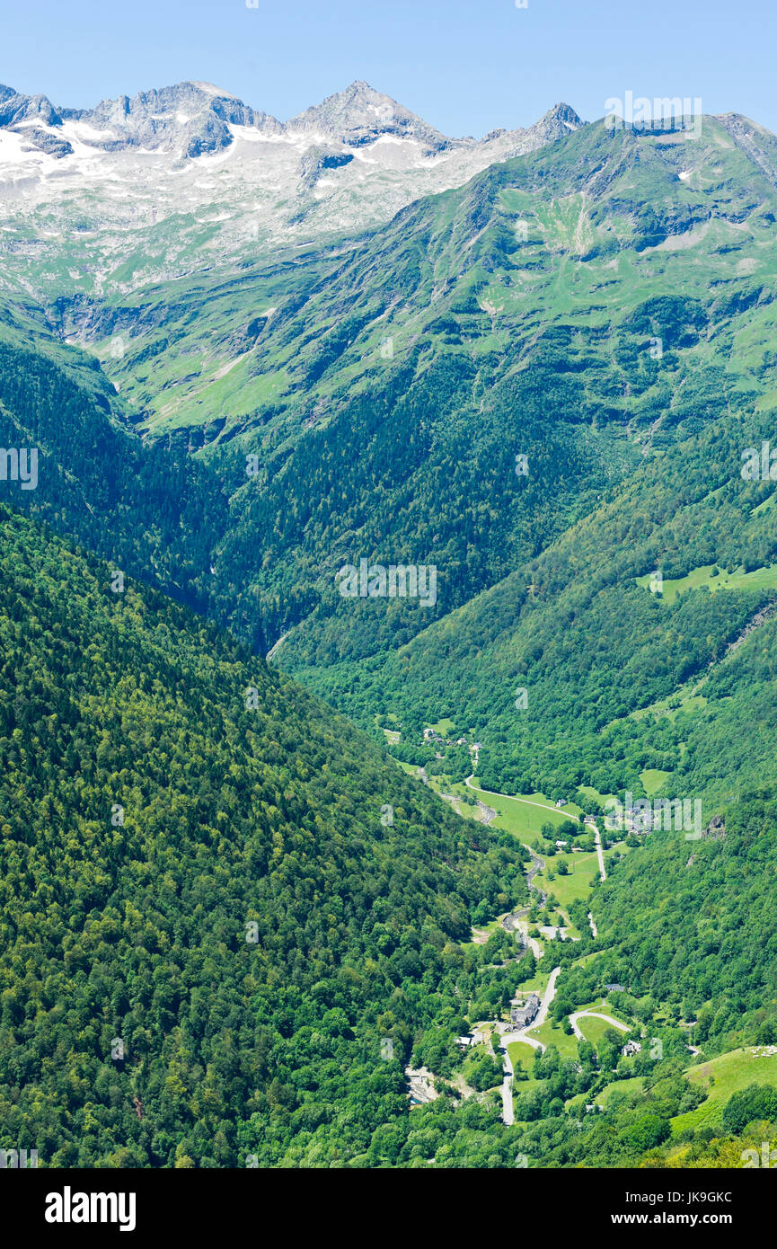 The mountains of the High Pyrenees, Hautes-Pyrenees, Occitanie, France ...