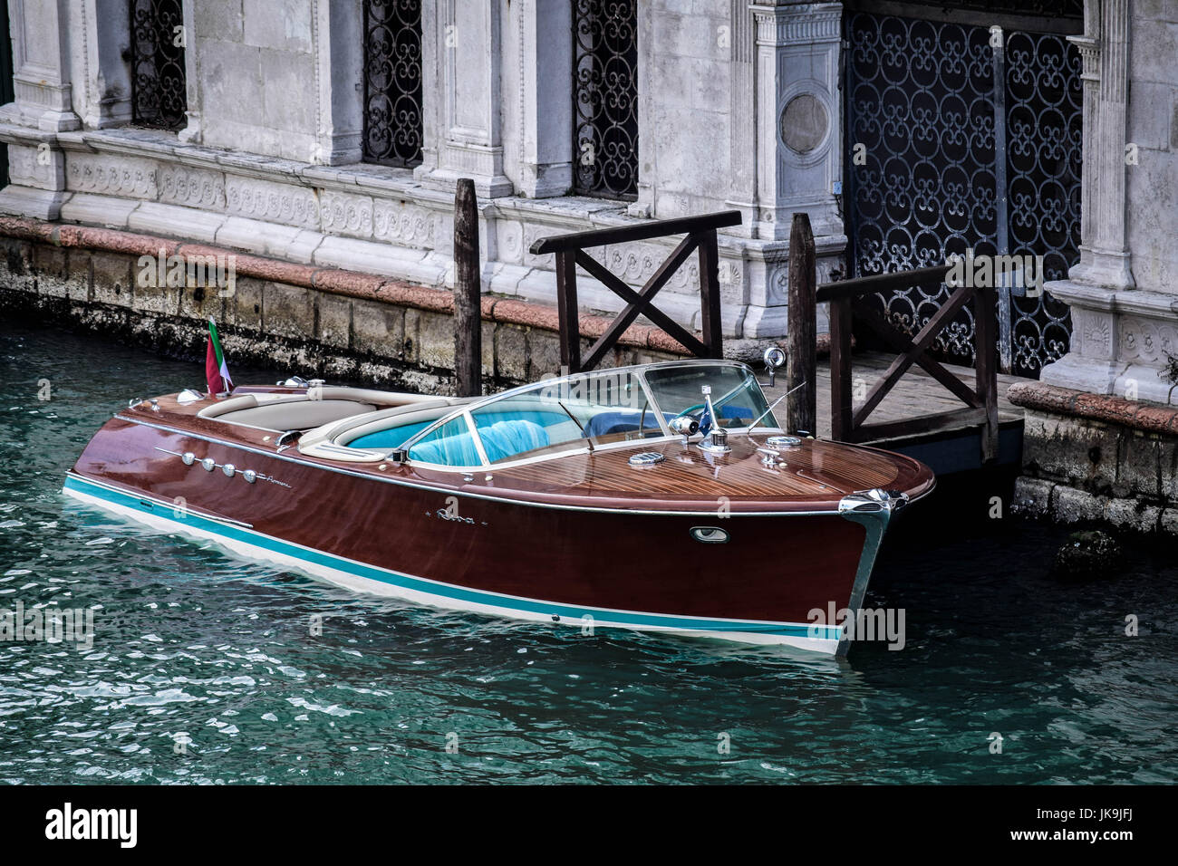 Beautiful Venetian Boat Stock Photo - Alamy
