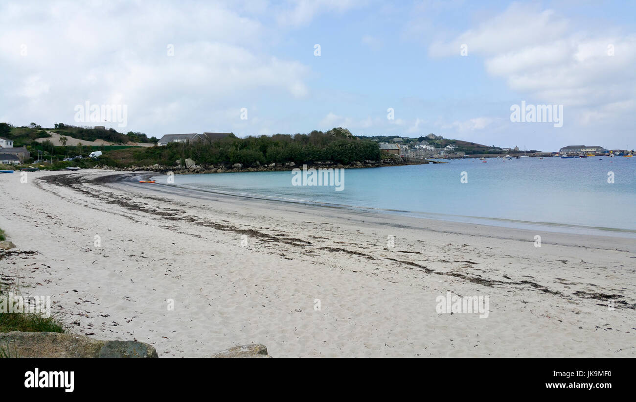 Porth Mellon Beach, Isles of Scilly -1 Stock Photo - Alamy