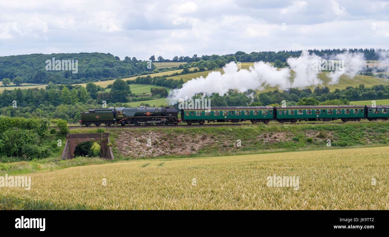 British railways merchant navy class High Resolution Stock Photography ...