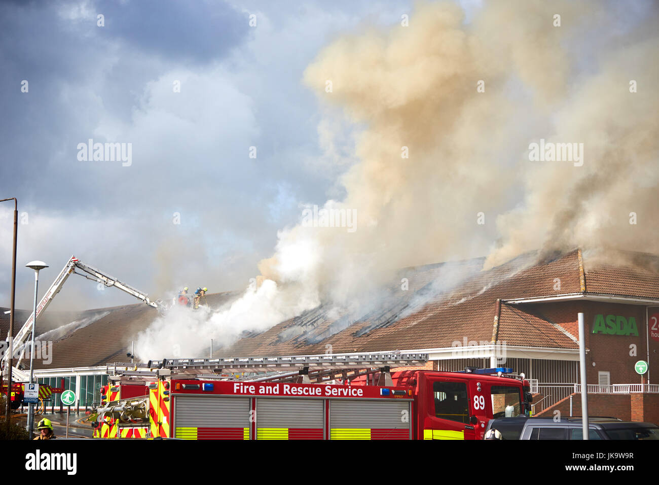 Asda fire hi-res stock photography and images - Alamy