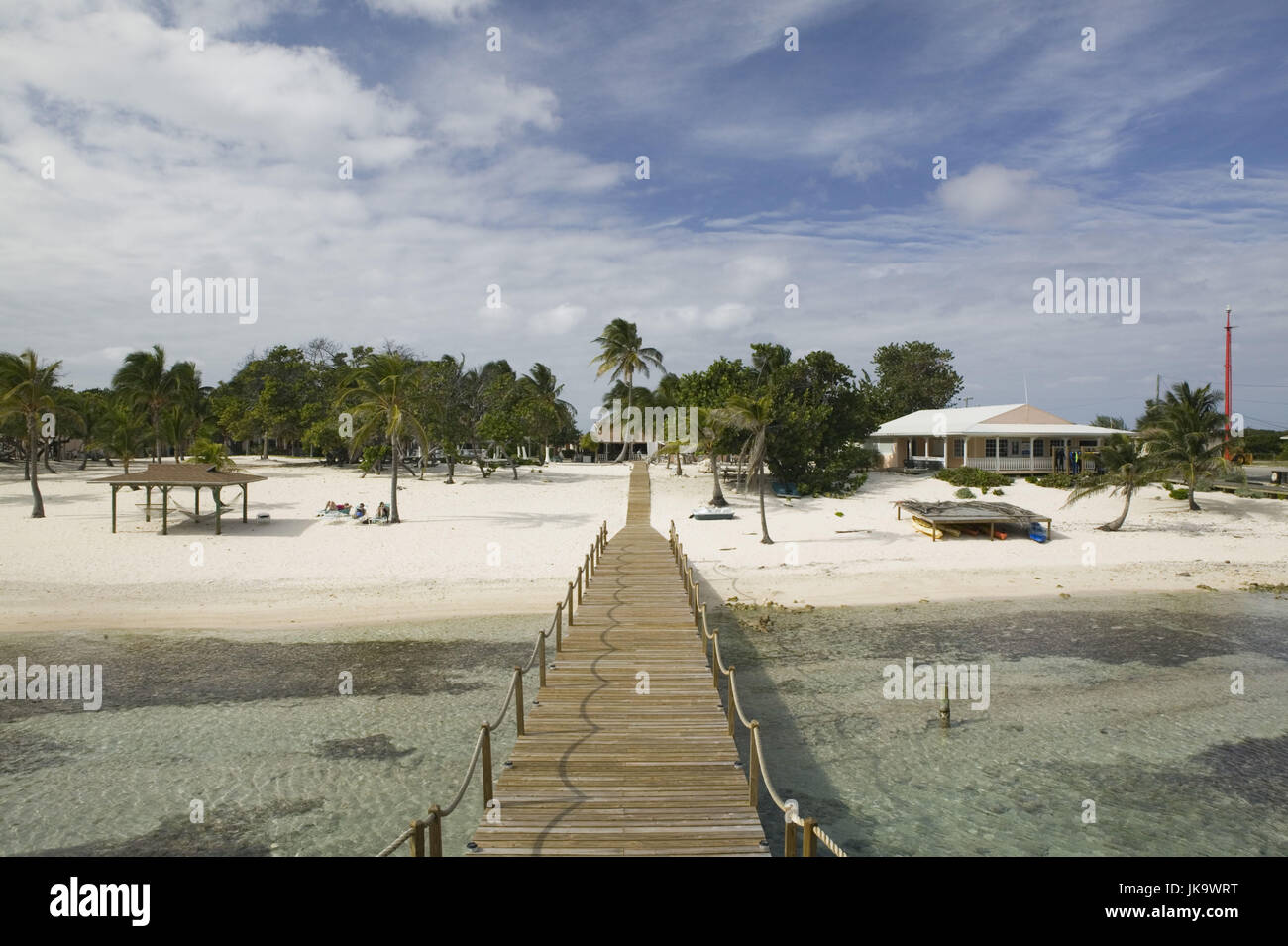 Cayman Islands, Cayman Brac, Westküste, Brac Reef Beach Resort, Strand ...