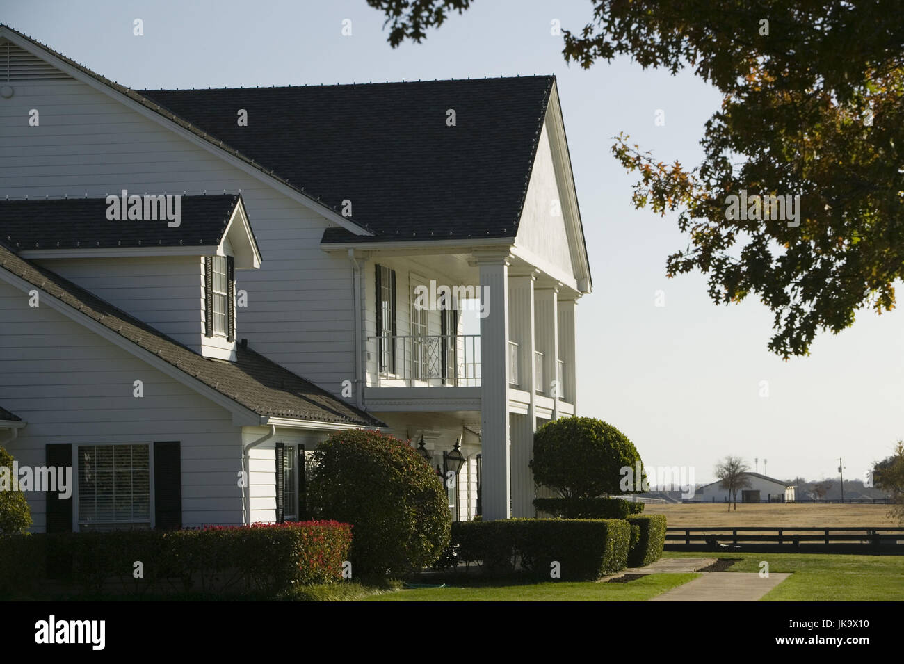 USA, Texas, Dallas, 'South Fork Ranch', Villa, außen Stock Photo - Alamy