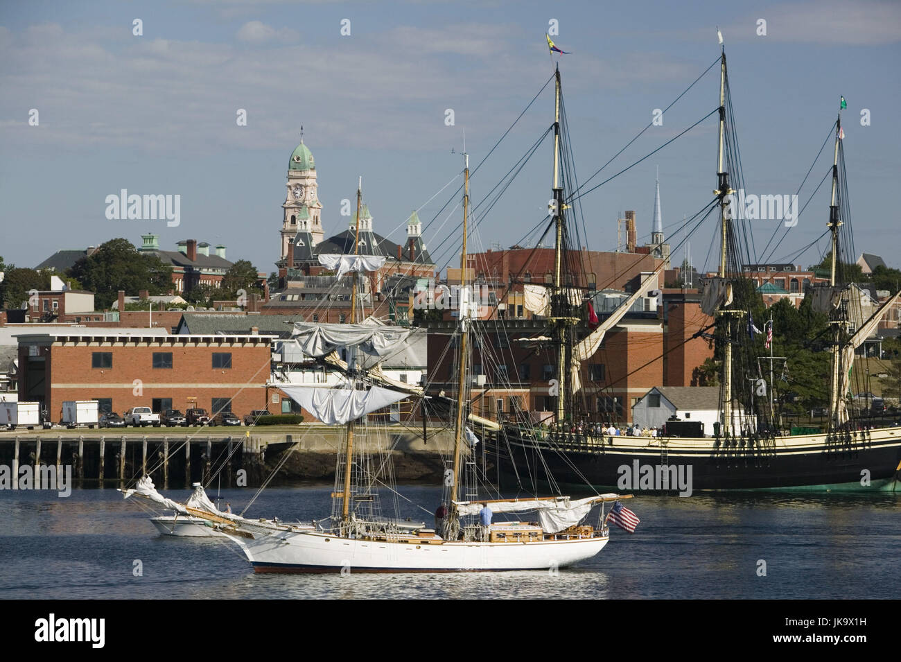 USA, Massachusetts, Cape Ann, Gloucester, Hafen, Segelschiffe ...