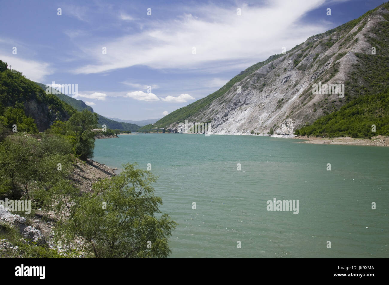 Mazedonien, Debar-See, Stausee, Landschaft, Natur Stock Photo - Alamy