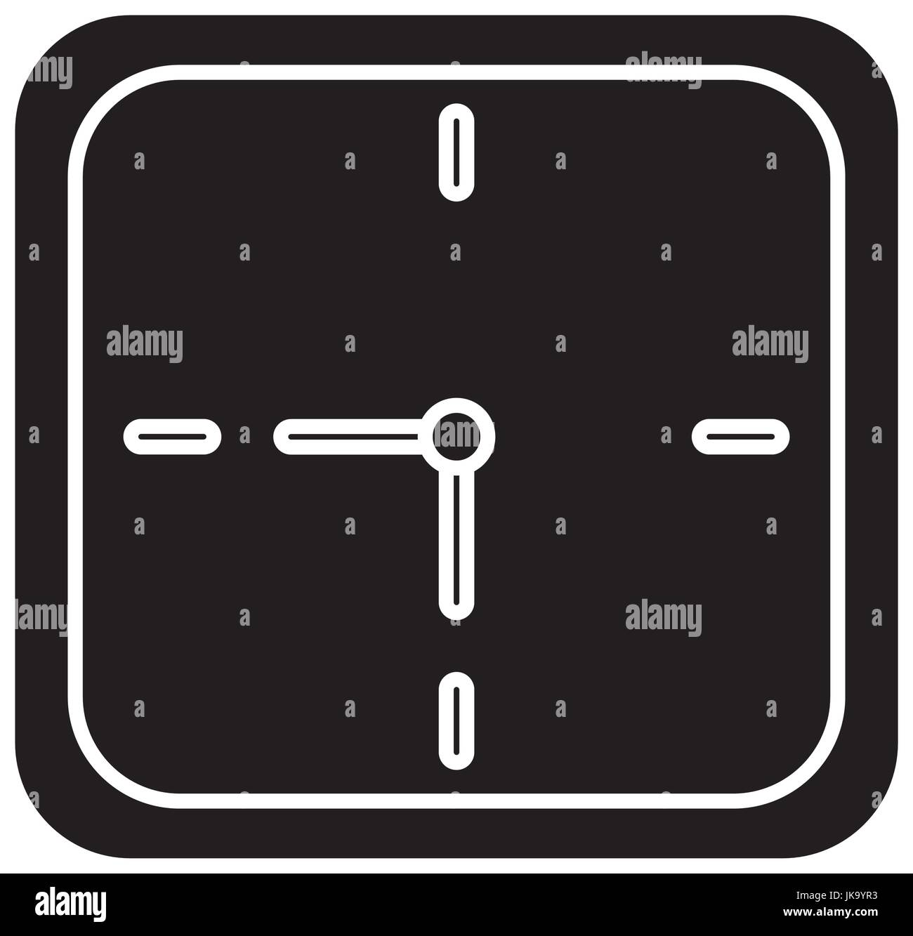 clock icon image Stock Vector Image & Art - Alamy