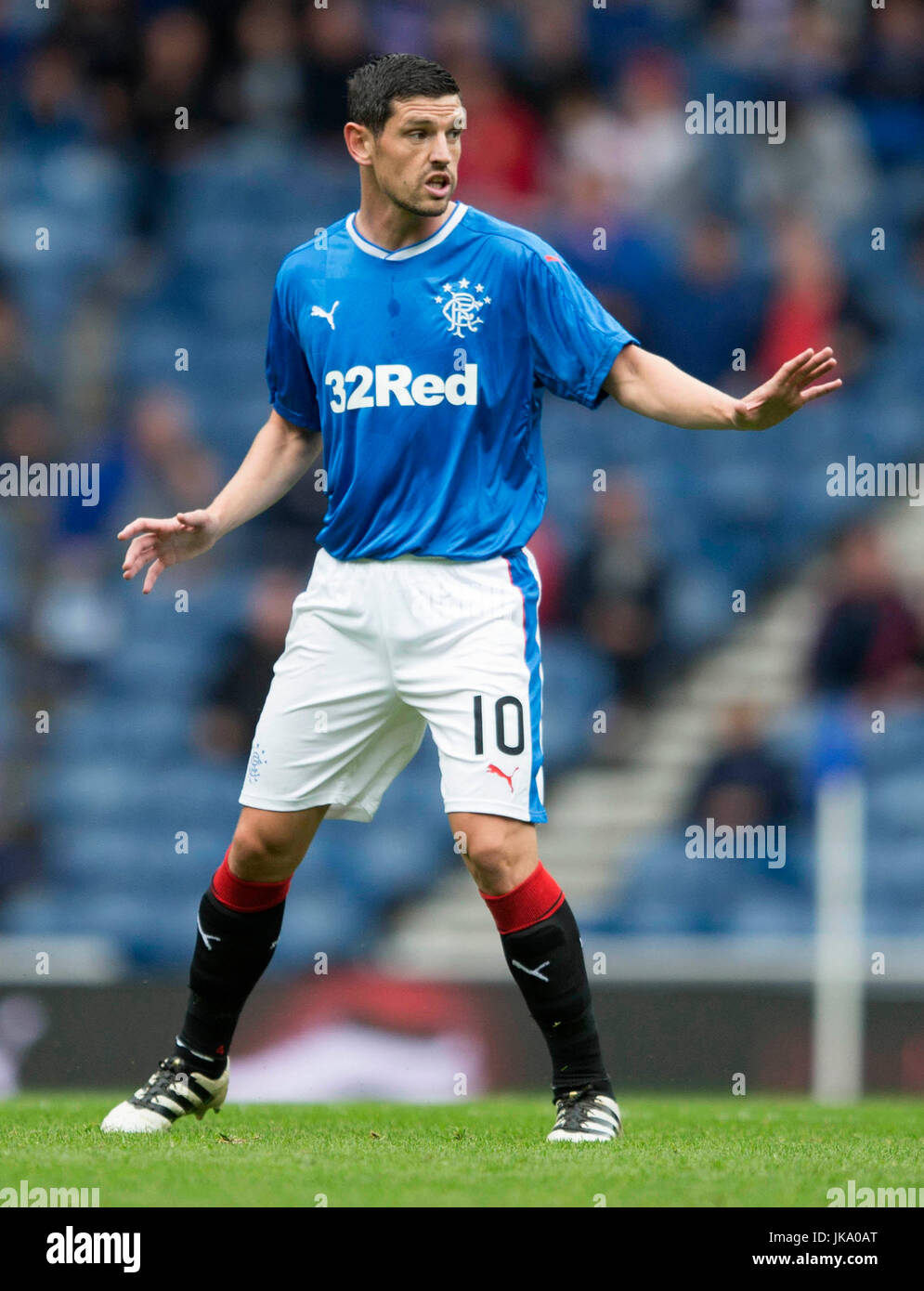 Rangers Graham Dorrans during the pre-season friendly match at Ibrox ...