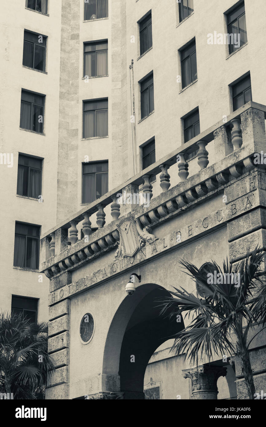 Cuba, Havana, Vedado, Hotel Nacional, exterior Stock Photo - Alamy